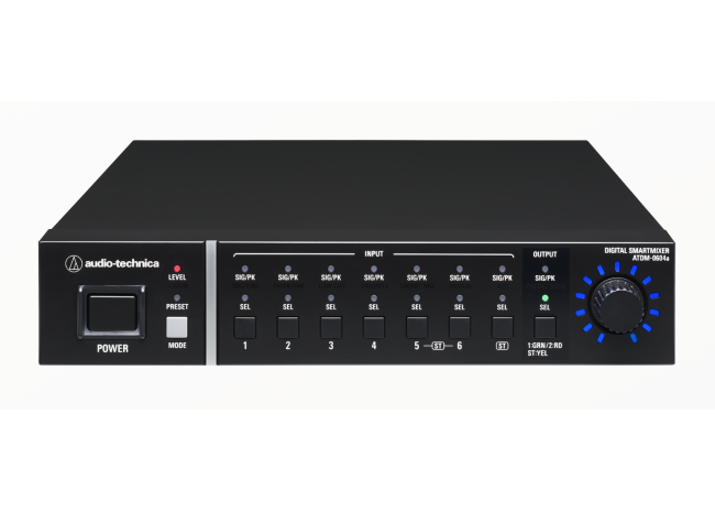 Audio Technica ATDM-0604A - Mélangeur automatique numérique à 6 canaux ...