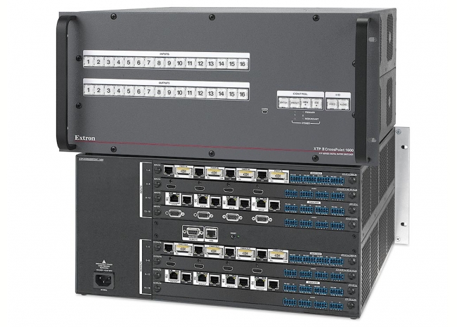 Extron XTP II CrossPoint 1600 - Grille de commutation numérique modulaire de 4x4 à 16x16