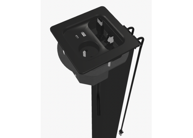 Panconnect FLOPIQ L - 1 prise 230v FR, 1 USB-A/USB-C de charge, 1 câble ...